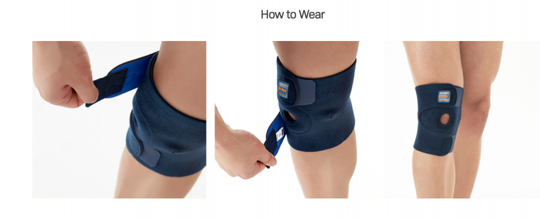 DR-K006 Full Open Patella Knee Wrap (Short) – Felco Medical Supplies ...
